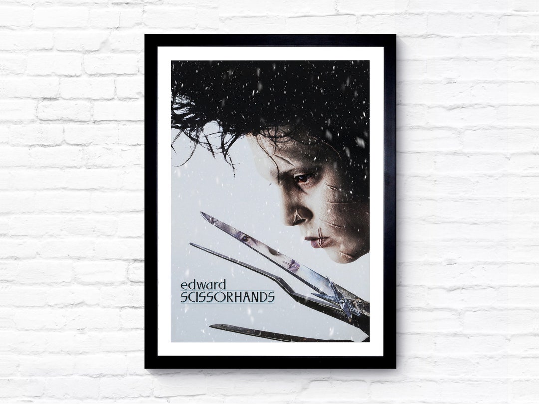 Edward Scissorhands - 1990 - Movie Poster - Film Poster - Cinema Poster ...