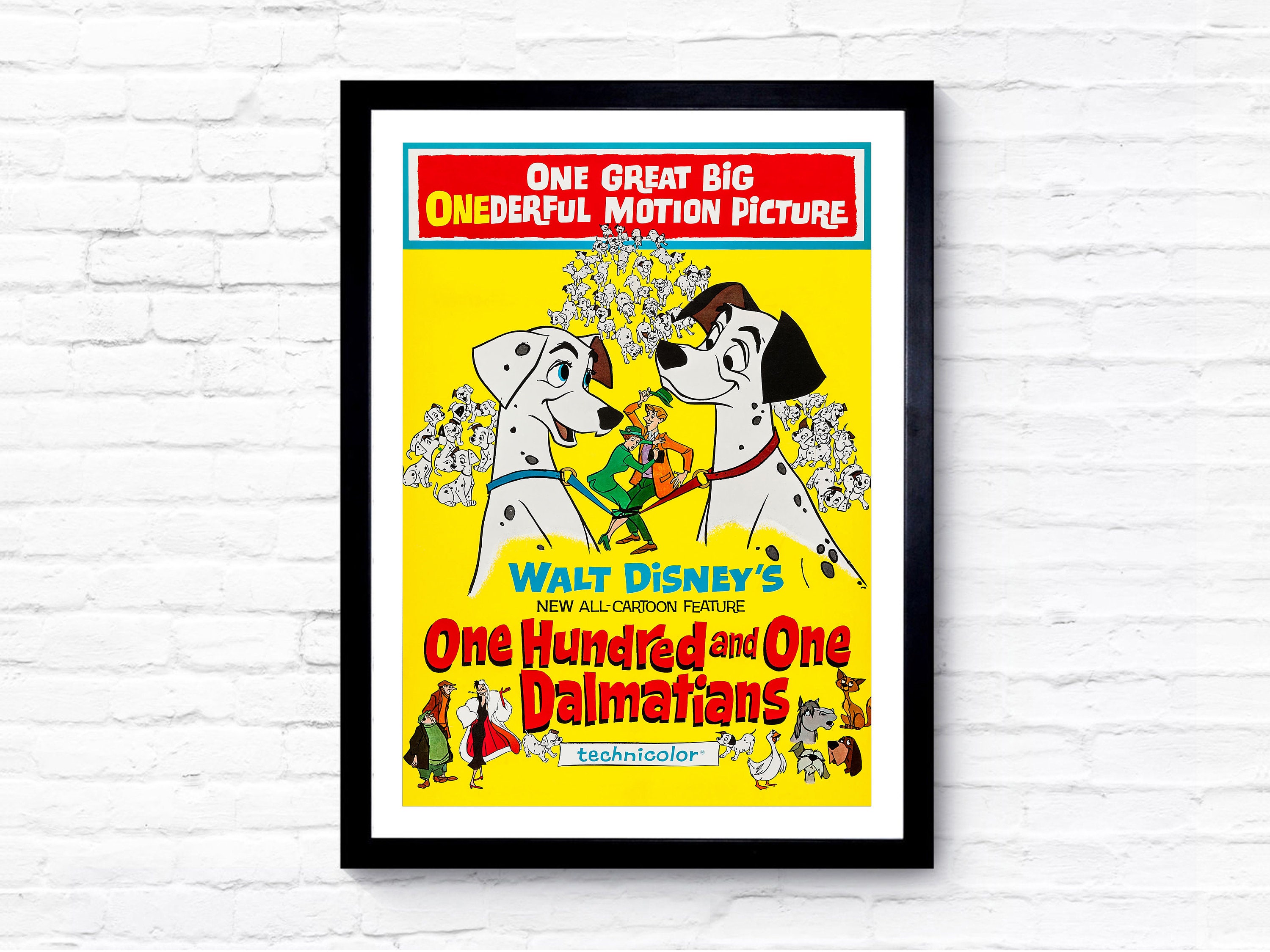 101 Dalmatians 1996 Movie Poster Film Poster Cinema - Etsy