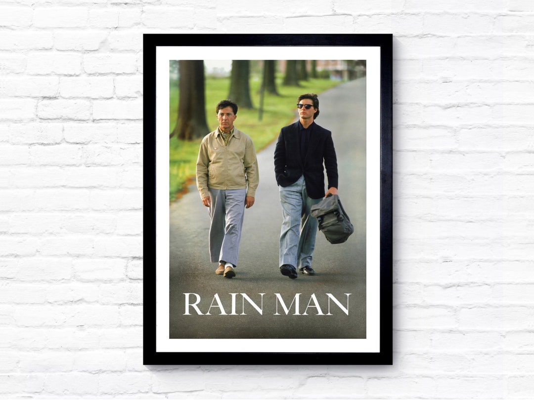 Rain Man - 1988 - Movie Poster - Film Poster - Cinema Poster - A1/A2/A3 ...