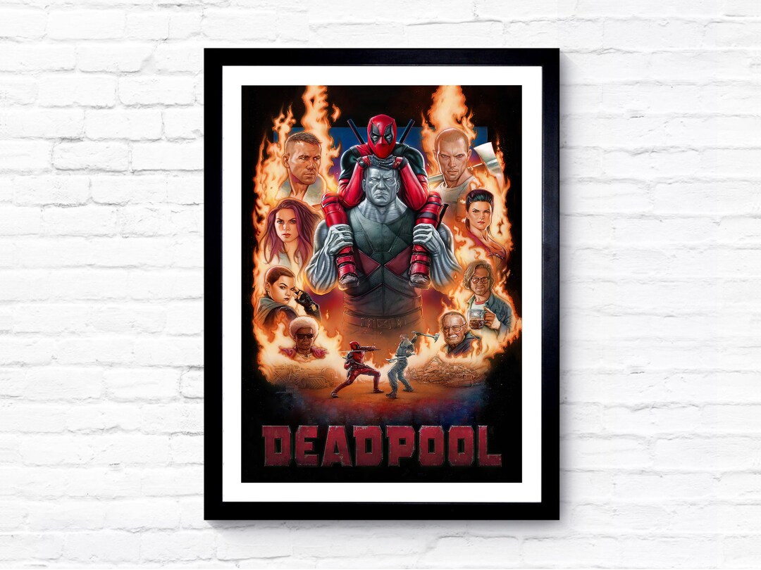 Deadpool 2 - 2018 - Movie Poster - Film Poster - Cinema Poster - A1/A2 ...