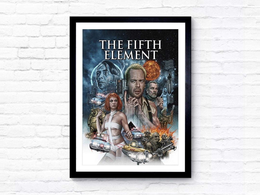 The Fifth Element - 1997 - Movie Poster - Film Poster - Cinema Poster ...