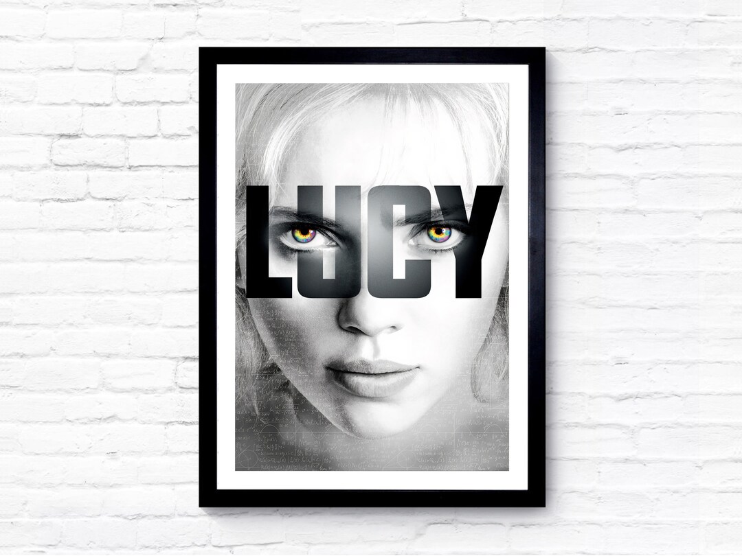 Lucy - 2014 - Movie Poster - Film Poster - Cinema Poster - A1/A2/A3/A4 ...