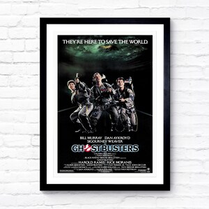 Ghostbusters 1984 Movie Poster Film Poster Cinema Poster A1/A2/A3/A4/A5 ...