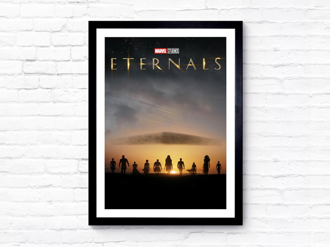 Eternals - 2021 - Movie Poster - Film Poster - Cinema Poster - A1/A2/A3 ...