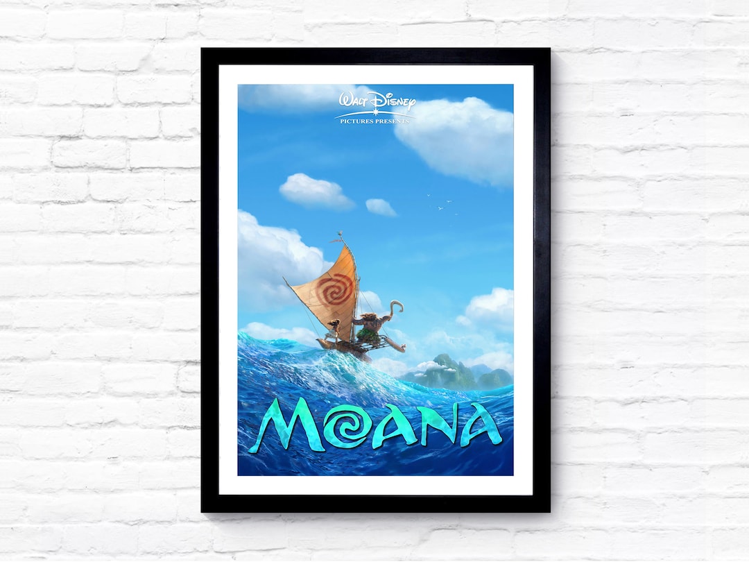 Moana - 2016 - Movie Poster - Film Poster - Cinema Poster - A1/A2/A3/A4 ...