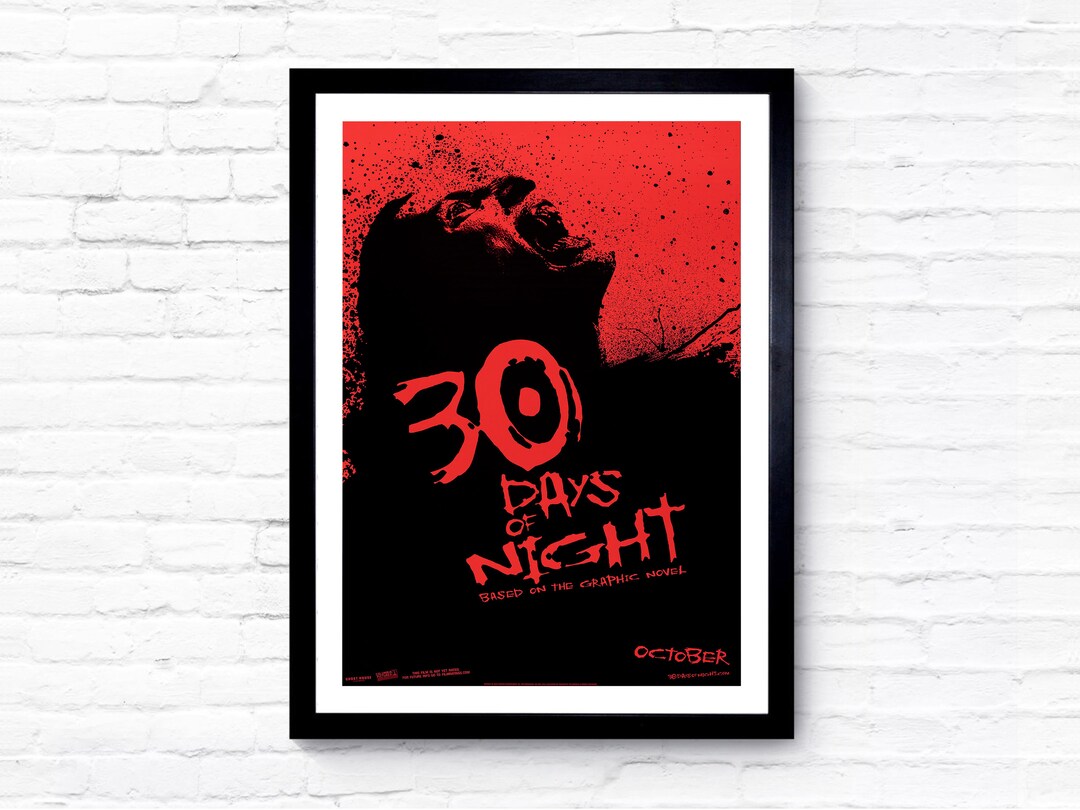 30 Days of Night - 2007 - Movie Poster - Film Poster - Cinema Poster ...