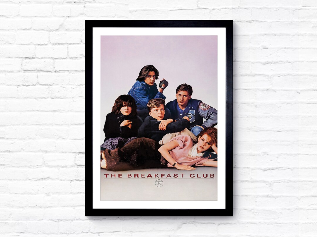 The Breakfast Club - 1985 - Movie Poster - Film Poster - Cinema Poster - A1/A2/A3/A4/A5 - Etsy