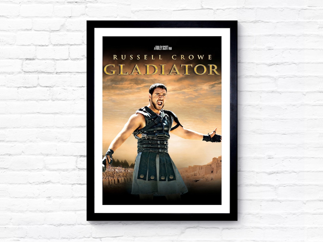 Gladiator - 2000 - Movie Poster - Film Poster - Cinema Poster - A1/A2 ...