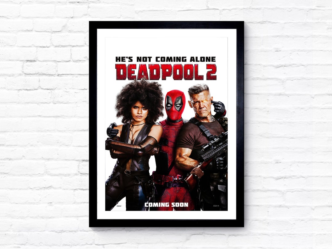 Deadpool 2 - 2018 - Movie Poster - Film Poster - Cinema Poster - A1/A2 ...
