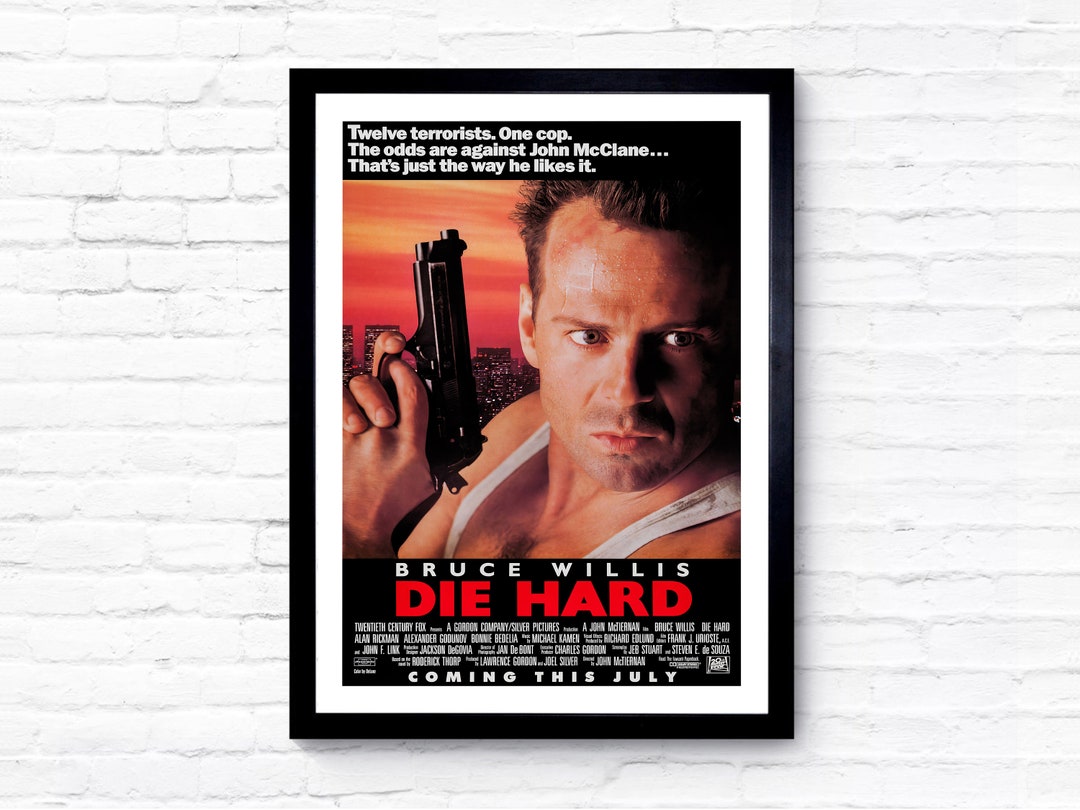 Die Hard 1988 Movie Poster Film Poster Cinema Poster A1 A2 A3