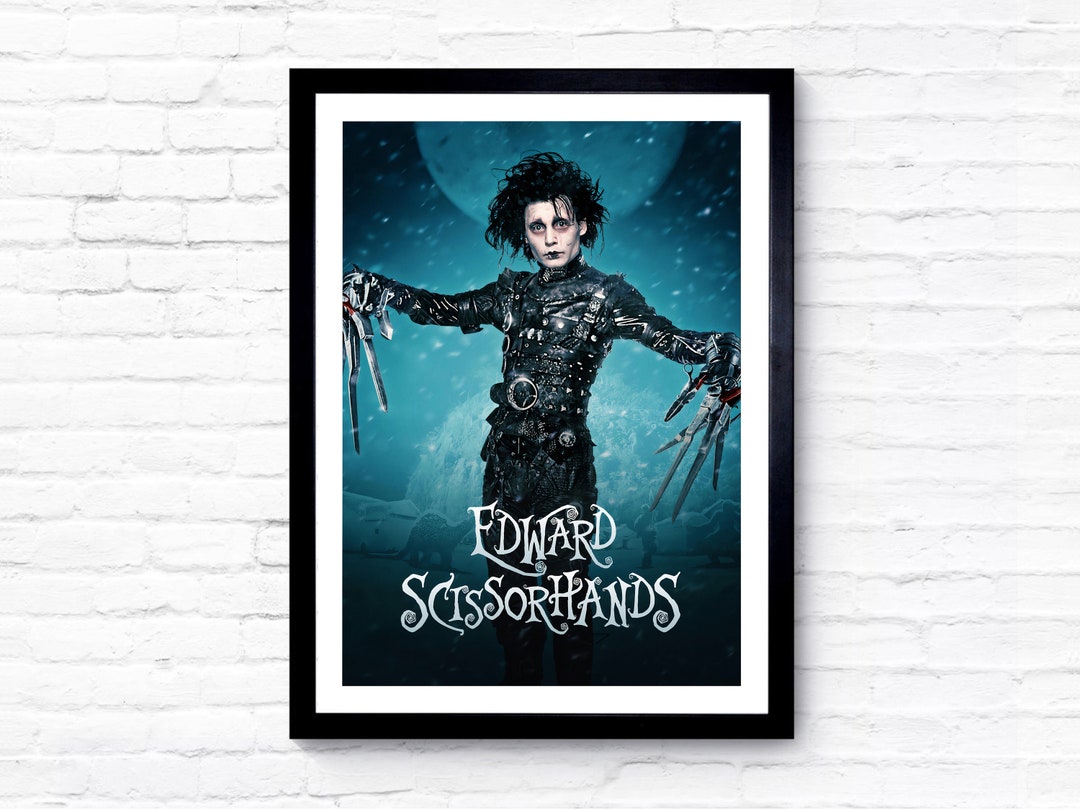 Edward Scissorhands - 1990 - Movie Poster - Film Poster - Cinema Poster ...