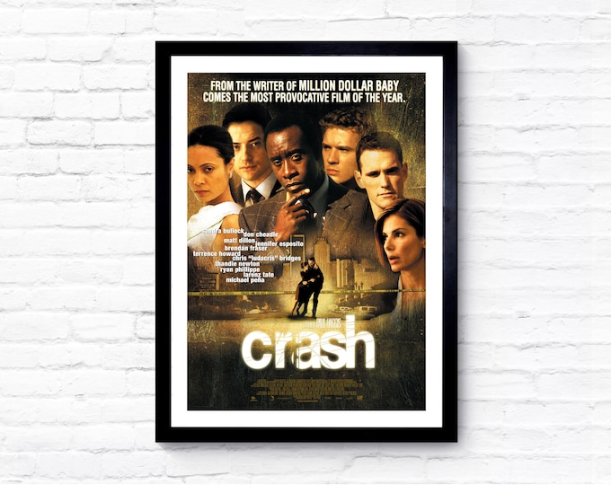 Crash - 2004 - Movie Poster - Film Poster - Cinema Poster - A1/A2/A3/A4 ...