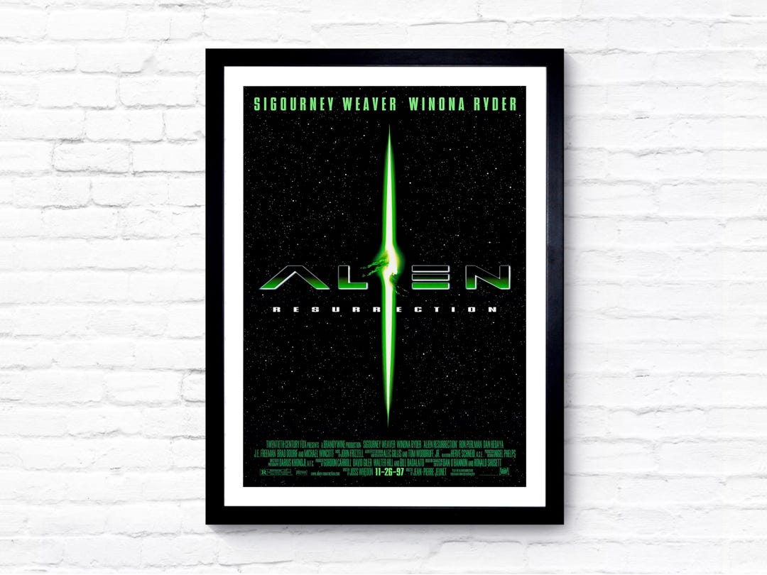 Alien Resurrection - Alien 4 - 1997 - Movie Poster - Film Poster - Cinema Poster - A1/A2/A3/A4 ...