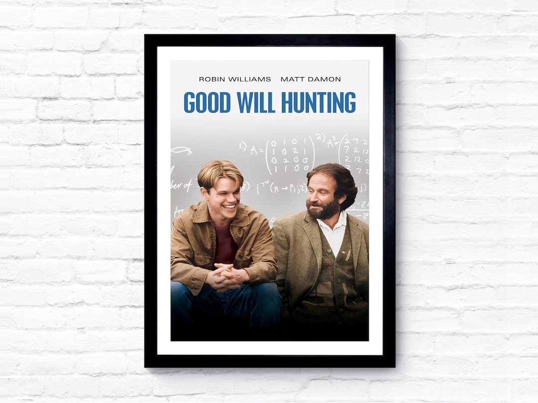 Good Will Hunting - 1997 - Movie Poster - Film Poster - Cinema Poster ...
