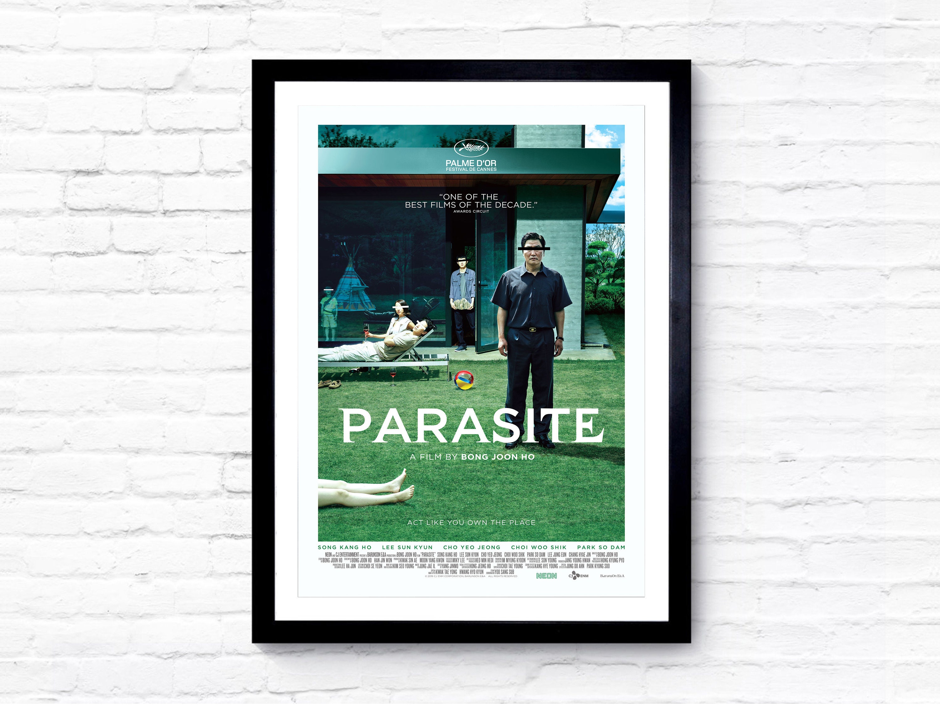 Parasite - 2019 - Movie Poster - Film Poster - Cinema Poster - A1/A2/A3 ...