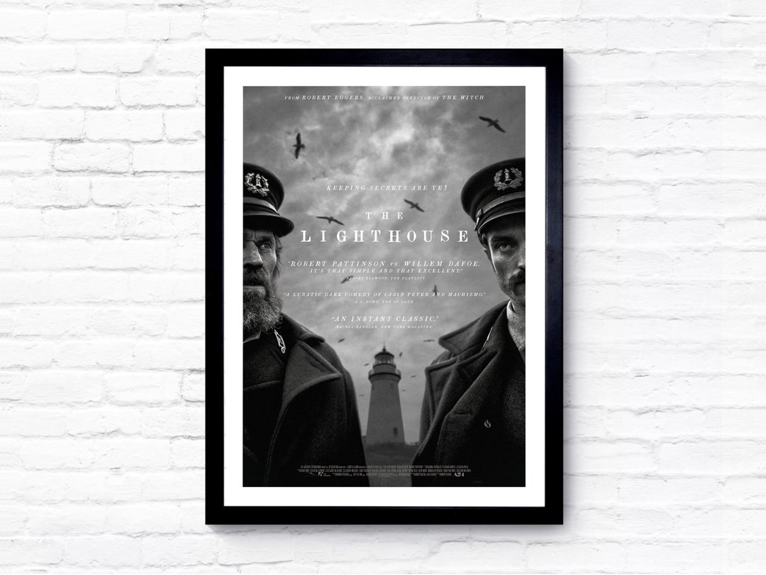 The Lighthouse - Robert Pattinson - Willem Dafoe - 2019 - Movie Poster ...