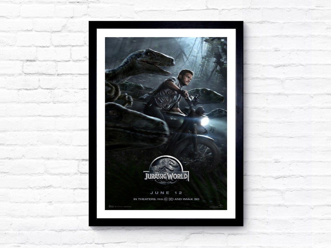 Jurassic World 2015 Movie Poster Film Poster Cinema Poster A1/A2/A3/A4 ...
