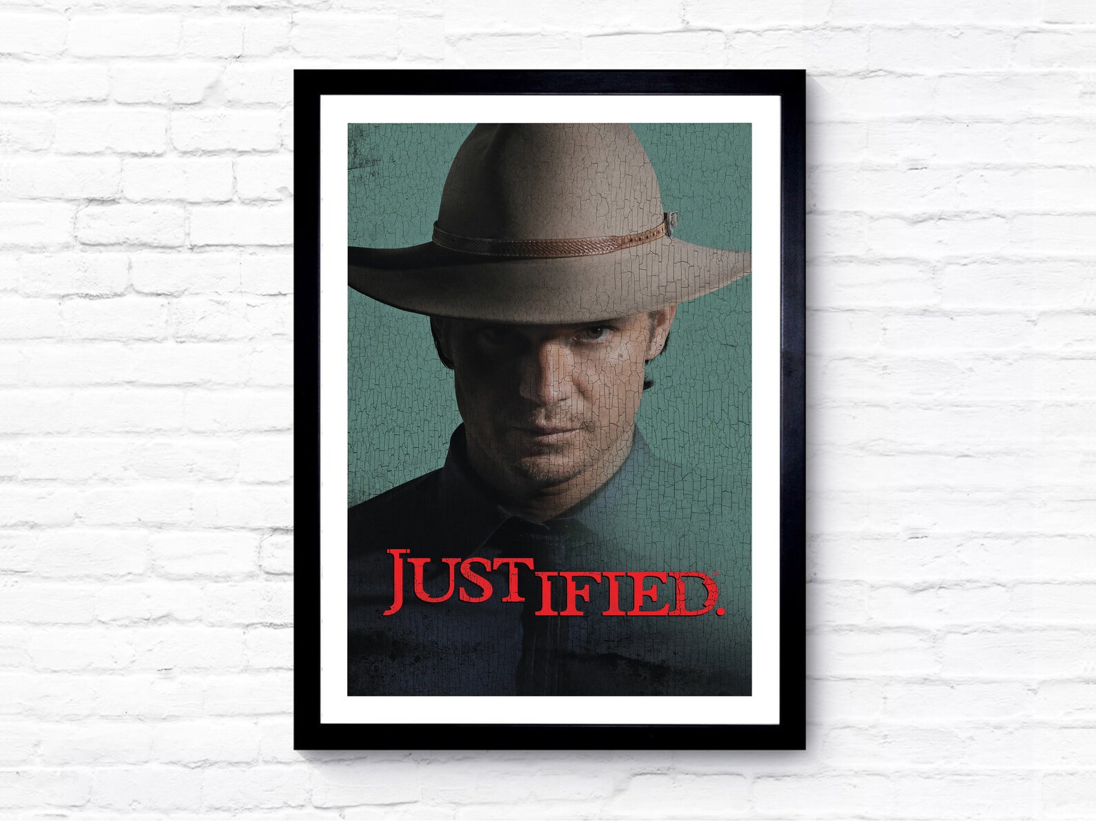 Justified 2010 TV Series Movie Poster Film Poster - Etsy