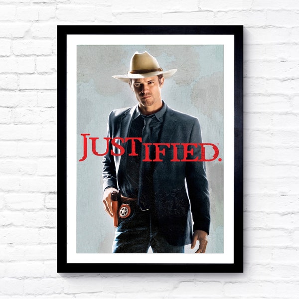 Justified Poster - Etsy
