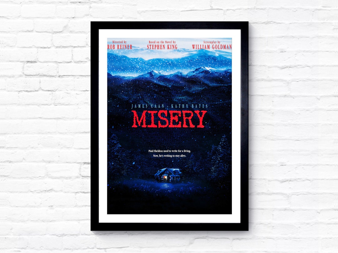 Misery - 1990 - Movie Poster - Film Poster - Cinema Poster - A1/A2/A3 ...