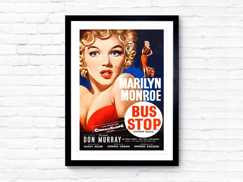 Bus Stop - 1956 - Movie Poster - Film Poster - Cinema Poster - A1/A2/A3 ...