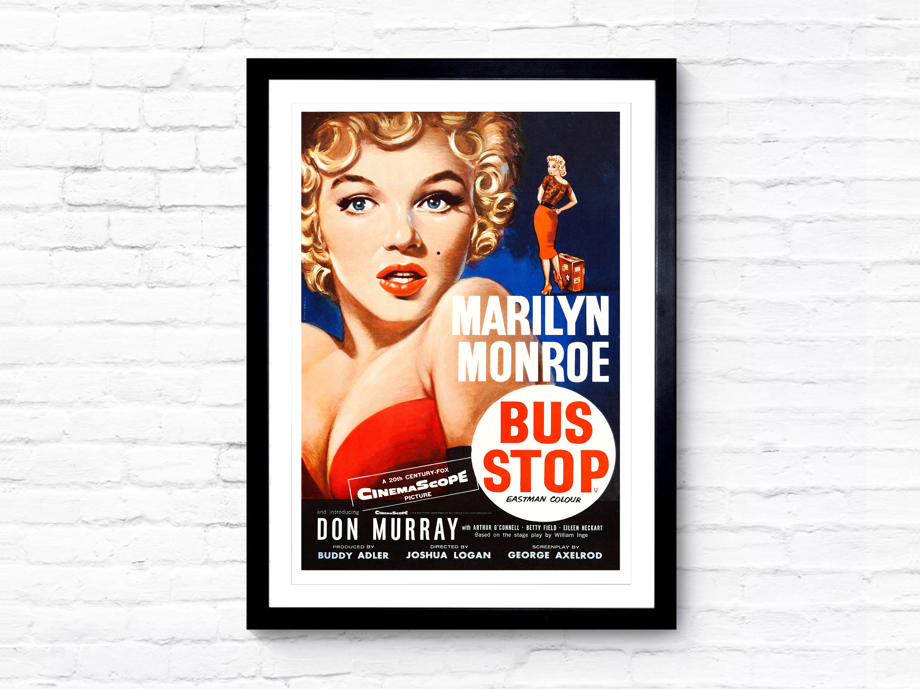 Bus Stop 1956 Movie Poster Film Poster Cinema Poster A1/A2/A3/A4/A5 - Etsy