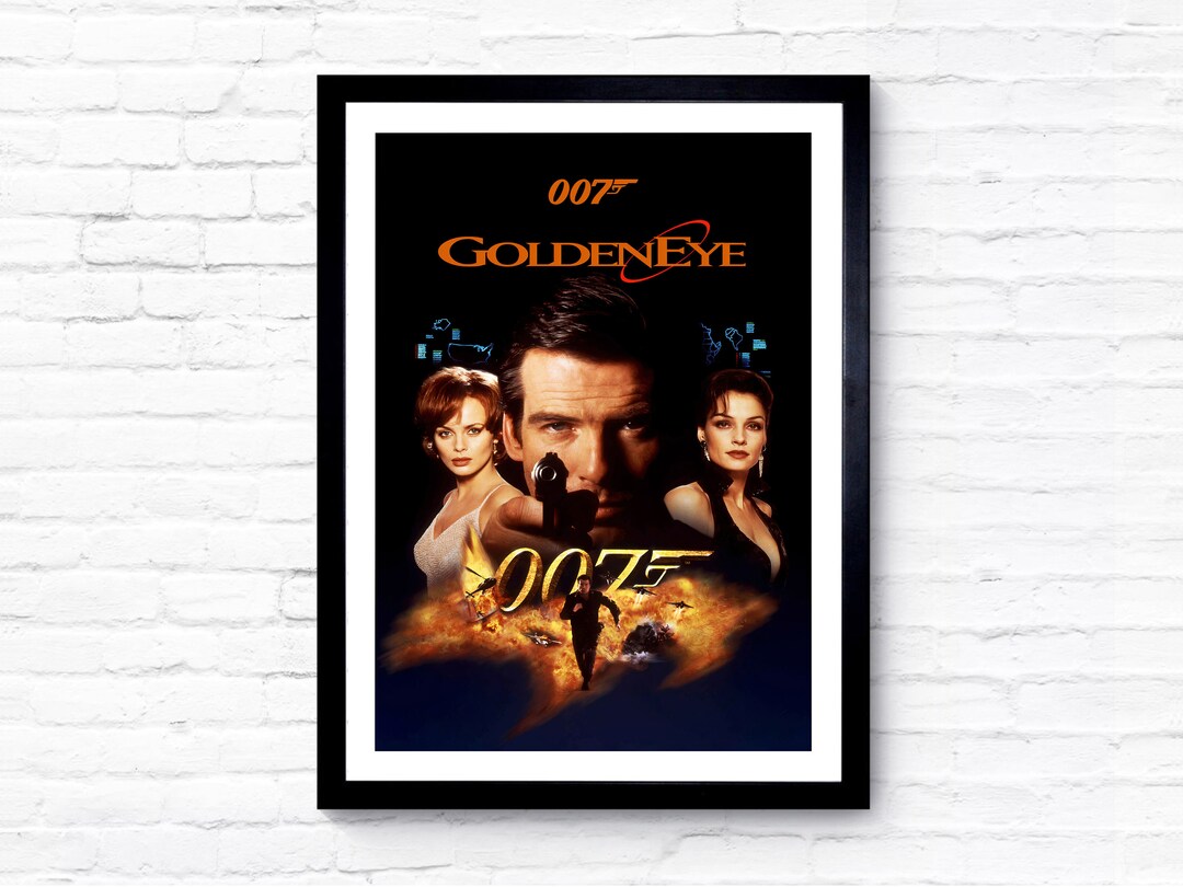 Goldeneye - James Bond - 007 - 1995 - Movie Poster - Film Poster ...
