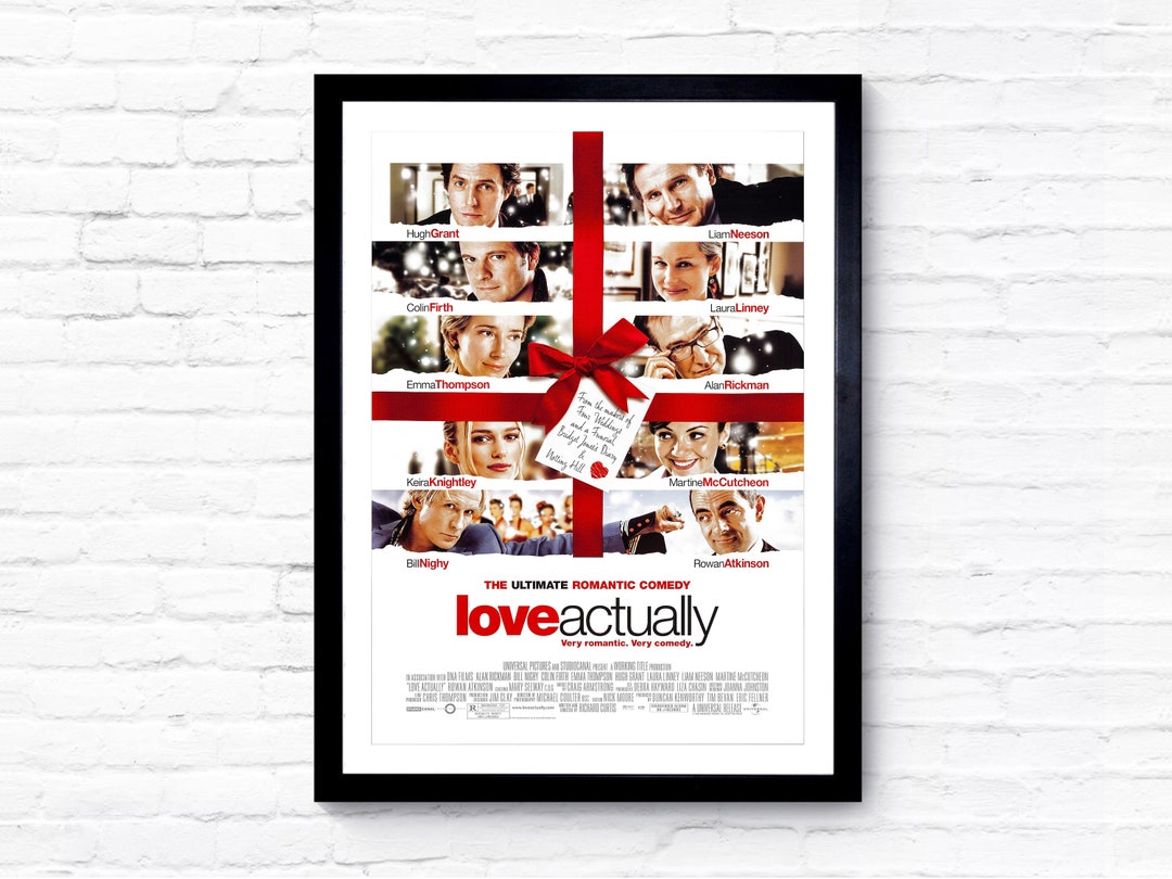 Love Actually - 2003 - Movie Poster - Film Poster - Cinema Poster - A1 ...