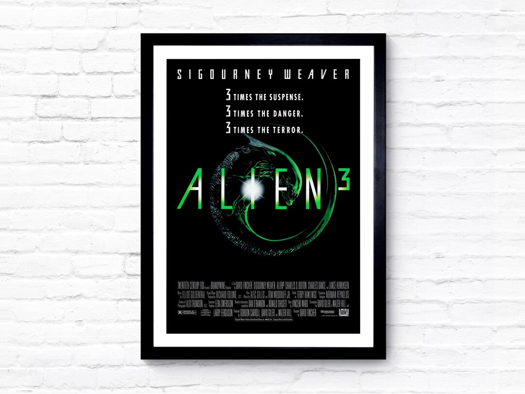 Alien 3 - 1992 - Movie Poster - Film Poster - Cinema Poster - A1/A2/A3 ...