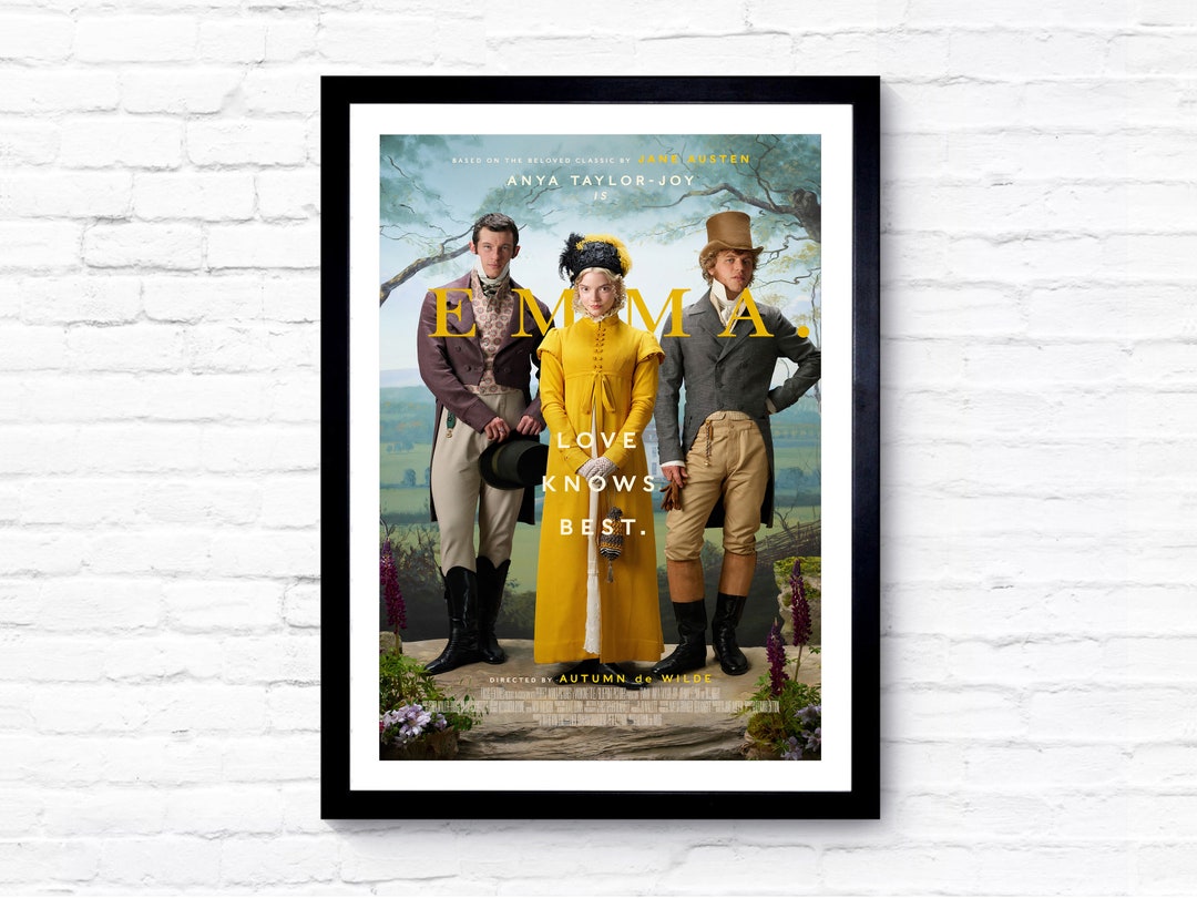 EMMA. - 2020 - Movie Poster - Film Poster - Cinema Poster - A1/A2/A3/A4 ...