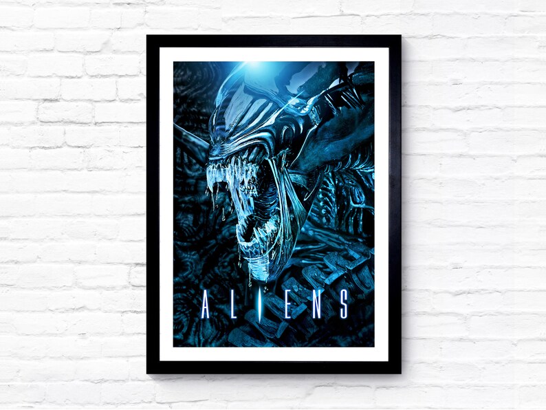 Aliens - 1986 - Movie Poster - Film Poster - Cinema Poster - A1/A2/A3 ...