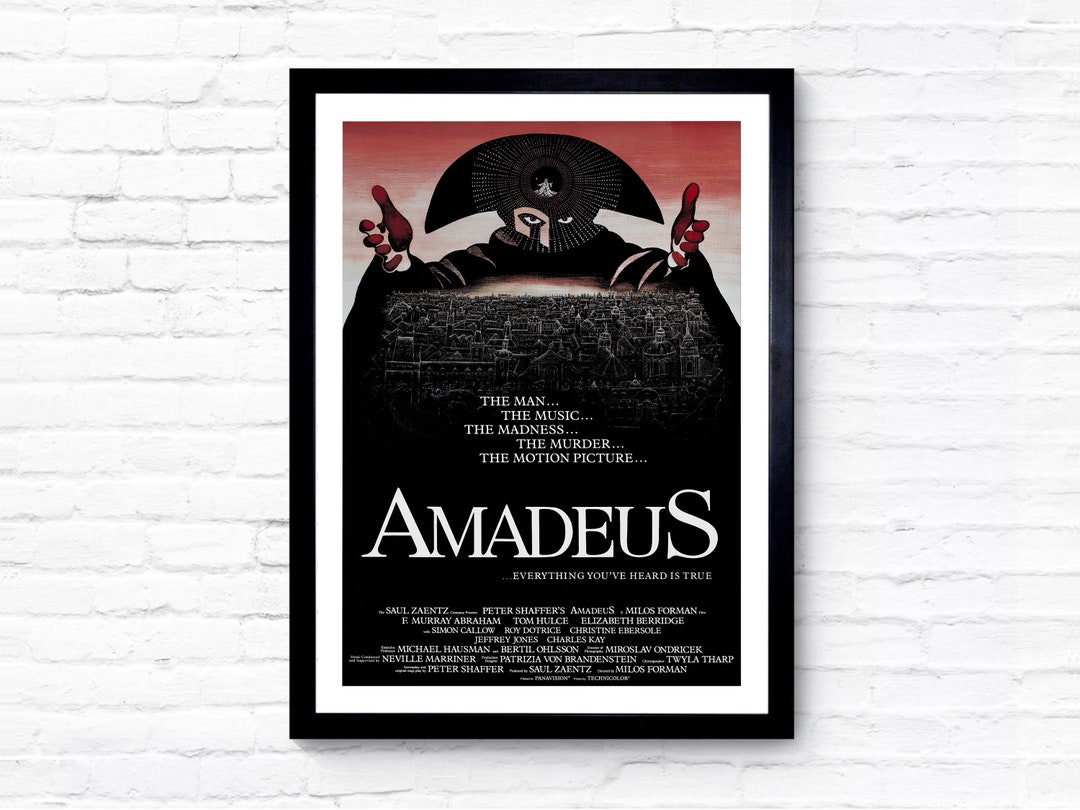 Amadeus - 1984 - Movie Poster - Film Poster - Cinema Poster - A1/A2/A3 ...