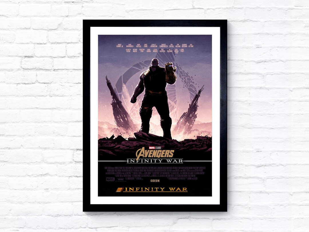 Avengers: Infinity War - 2018 - Movie Poster - Film Poster - Cinema ...