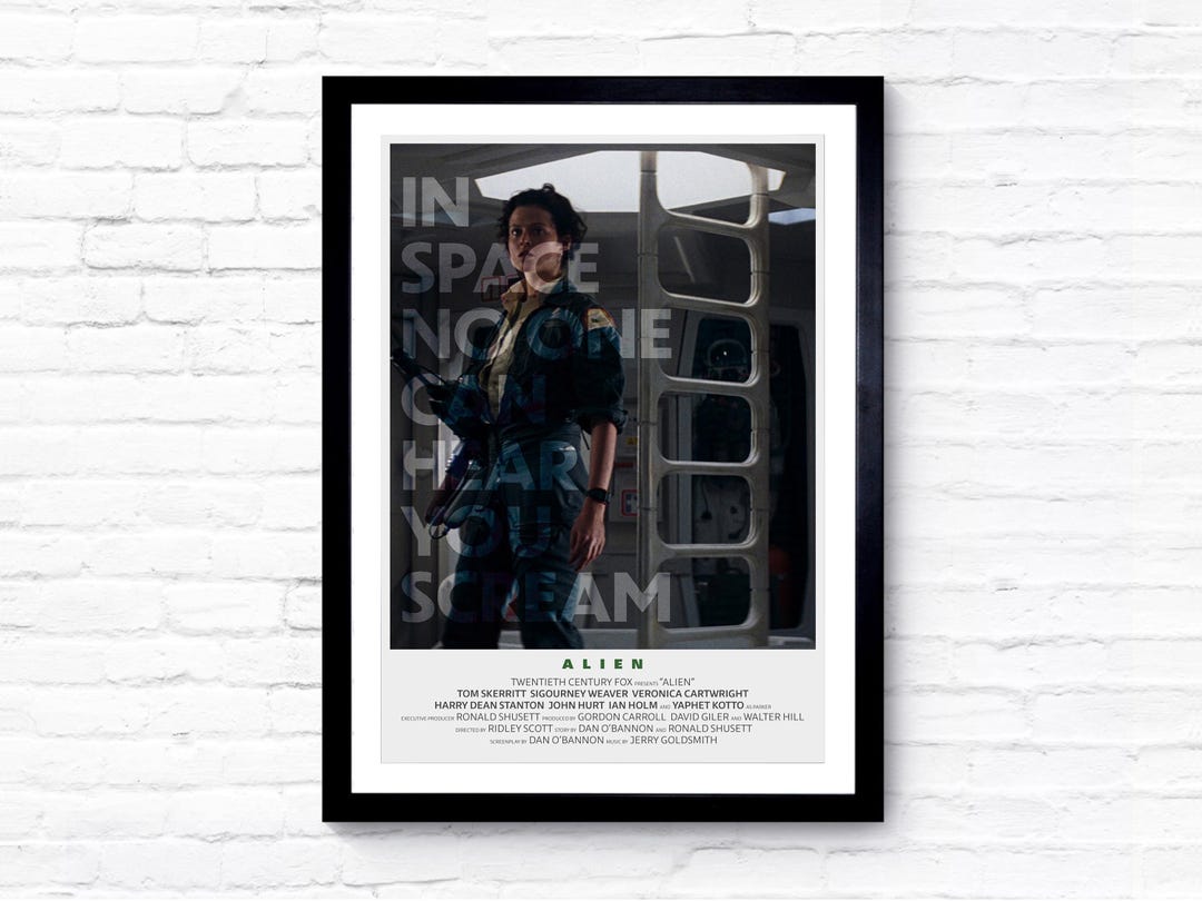 Alien - 1979 - Movie Poster - Film Poster - Cinema Poster - A1/A2/A3/A4 ...