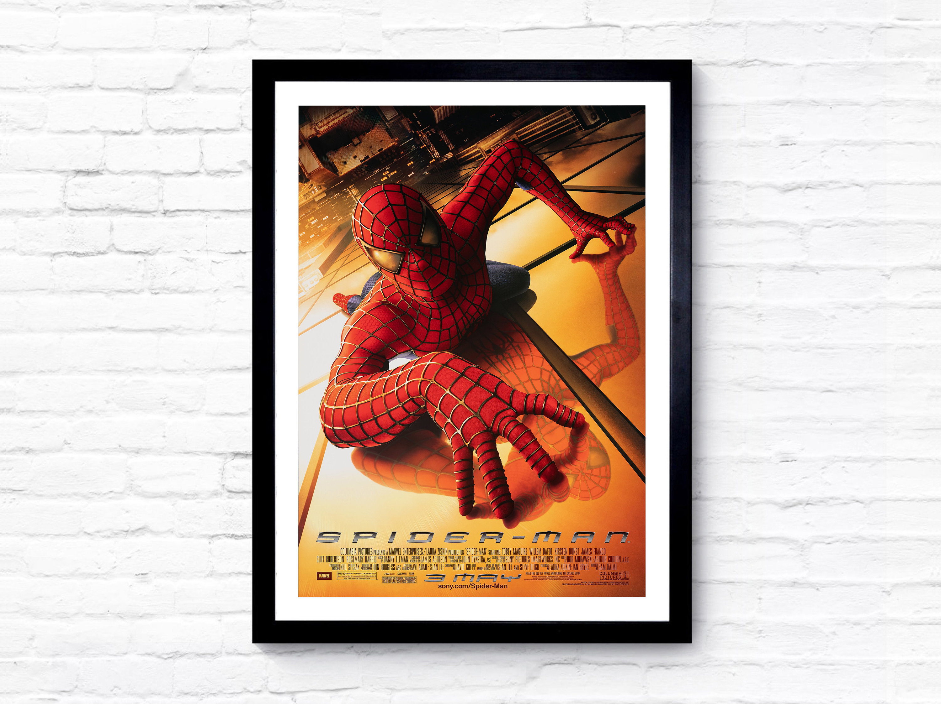 Spider-man 2002 Movie Poster Film Poster Cinema Poster A1/A2/A3/A4/A5 ...