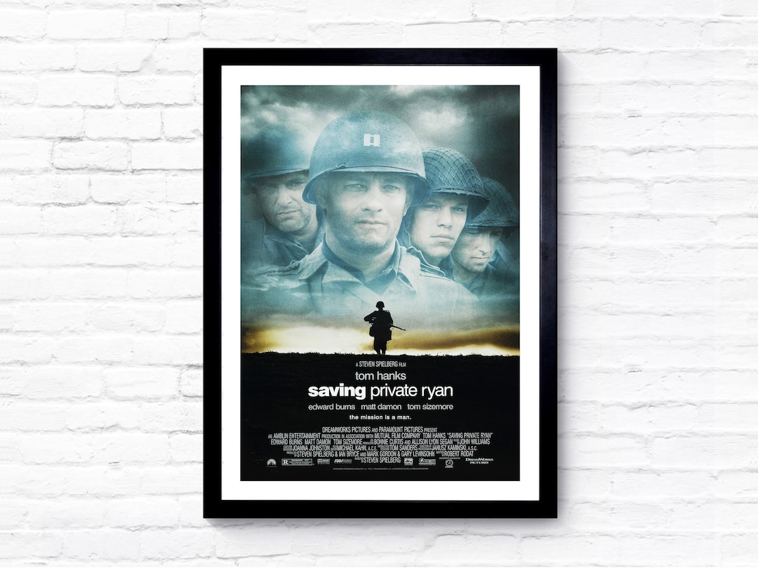 Saving Private Ryan - 1998 - Movie Poster - Film Poster - Cinema Poster ...