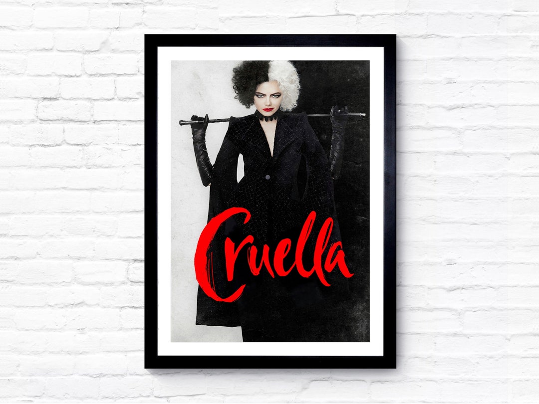 Cruella - 2021 - Movie Poster - Film Poster - Cinema Poster - A1/A2/A3/A4/A5 - Etsy
