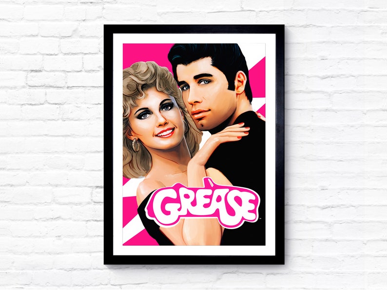 Grease 1998 Movie Poster Film Poster Cinema Poster A1/A2/A3/A4/A5 - Etsy