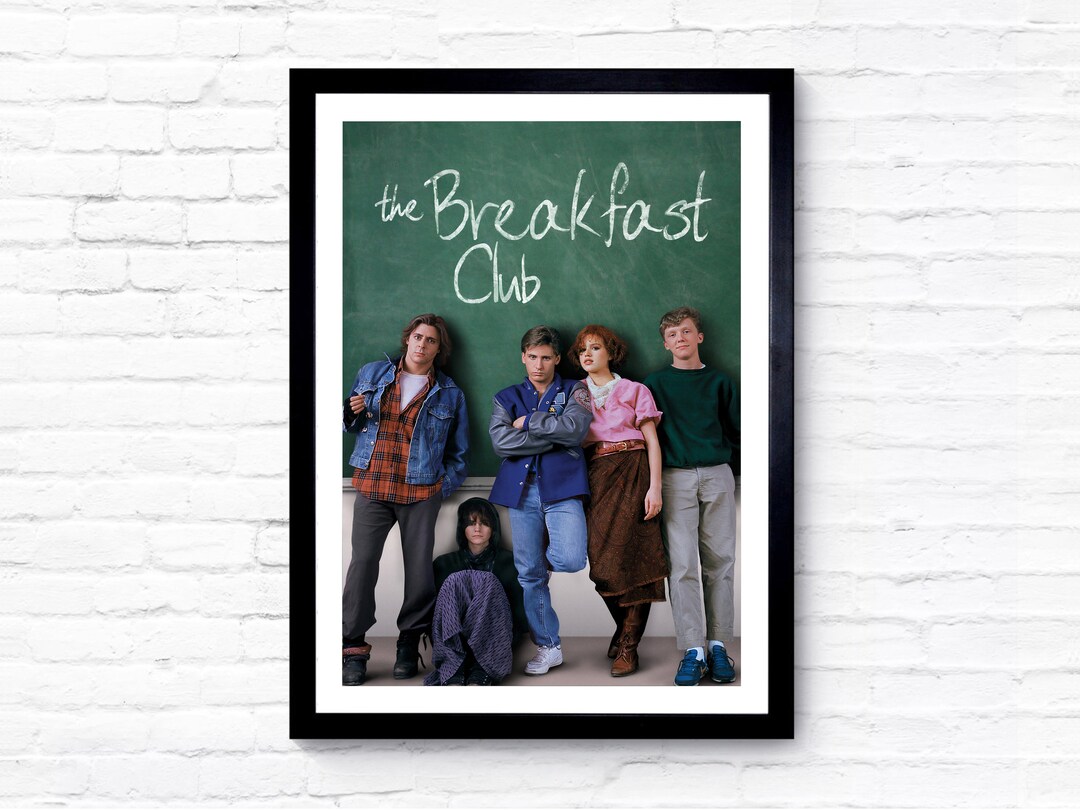 The Breakfast Club - 1985 - Movie Poster - Film Poster - Cinema Poster - A1/A2/A3/A4/A5 - Etsy