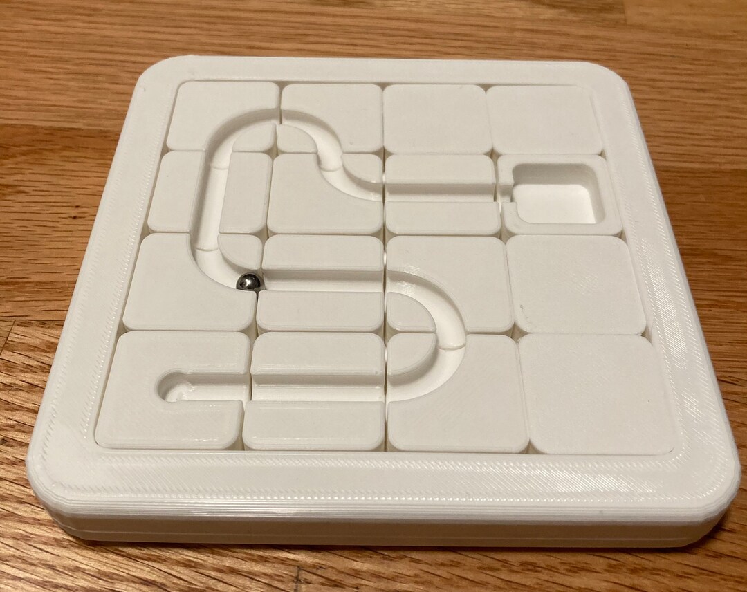 3D Printed Sliding Ball Puzzle - Etsy