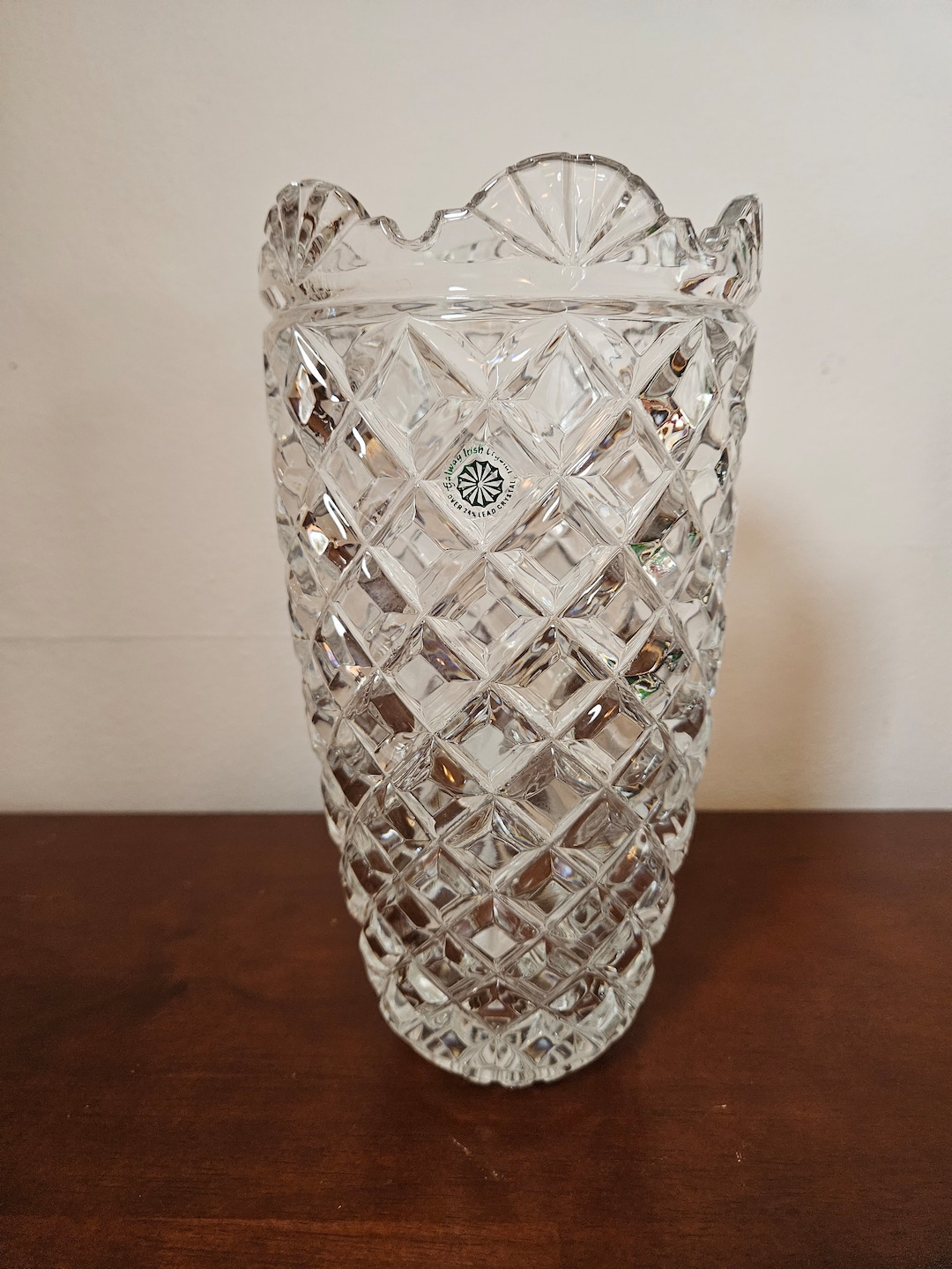 Galway Irish Crystal Vase - Etsy
