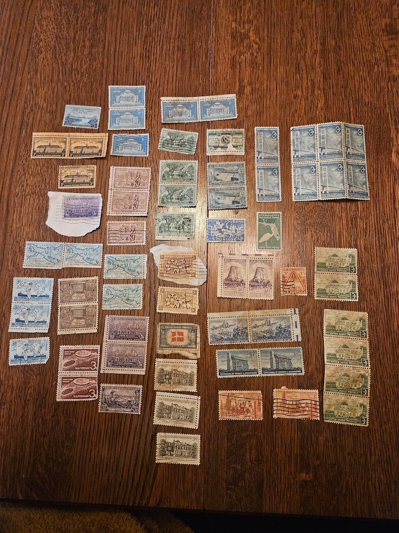 65 US Stamp Collection Locations in US ~1940s-60s - Etsy