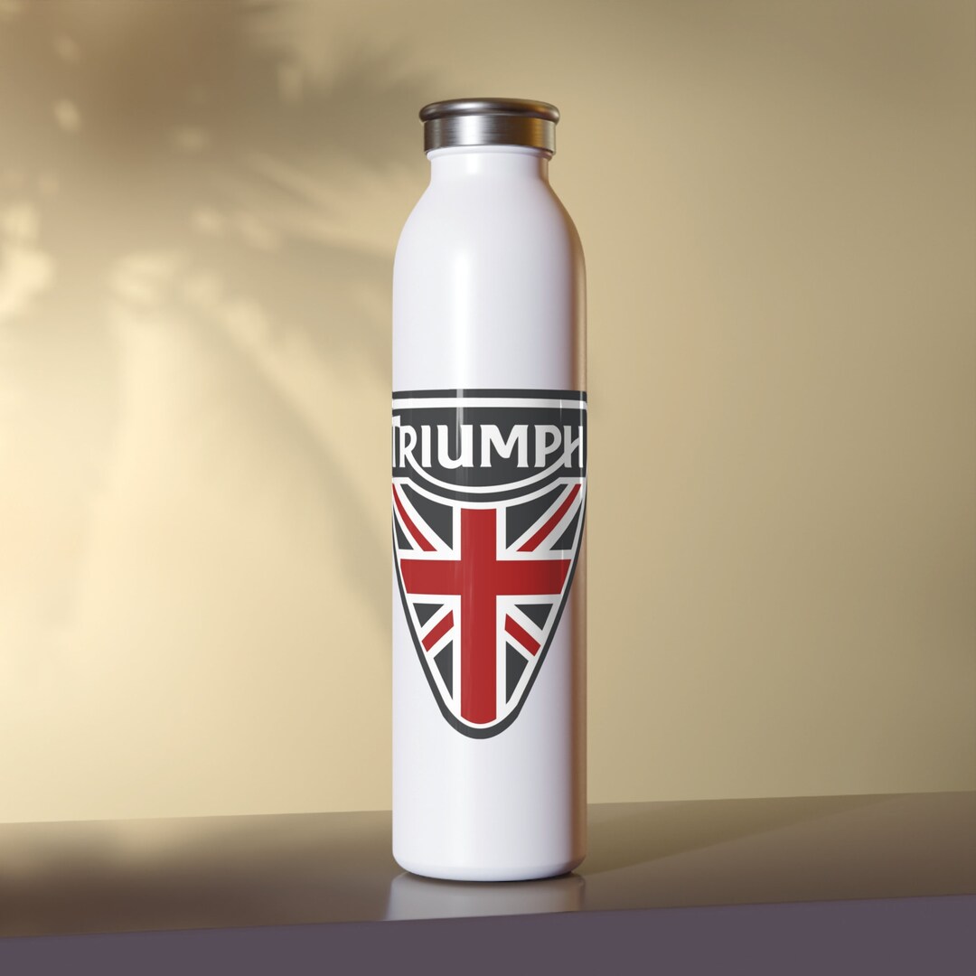 Triumph Motorcycle Slim Water Bottle - Etsy