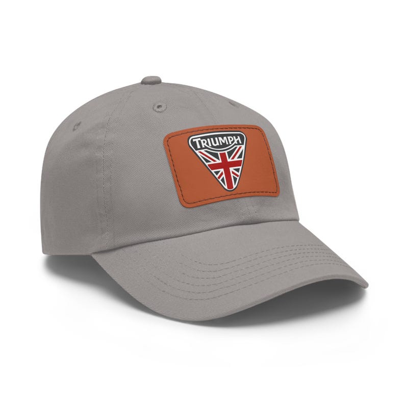 Triumph Motorcycle Hat With Leather Patch - Etsy