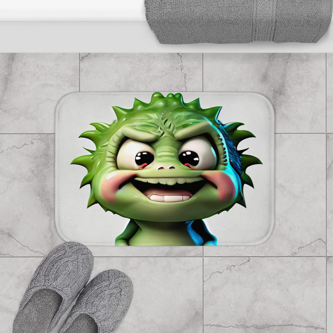 Happy Ogre Bath Mat - Etsy