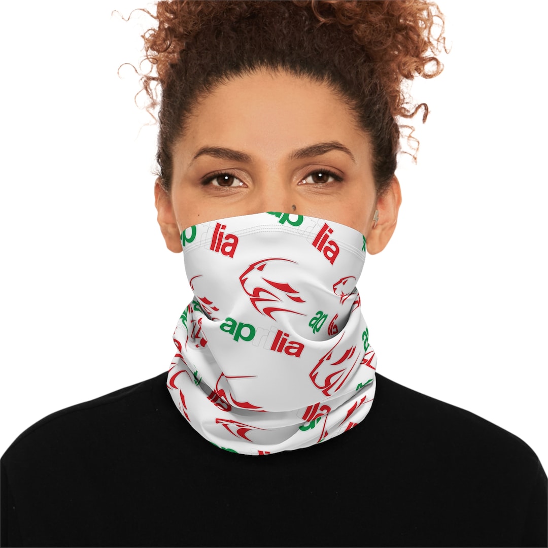 Aprilia Motorcycle Arrowhead Winter Neck Gaiter With Drawstring - Etsy