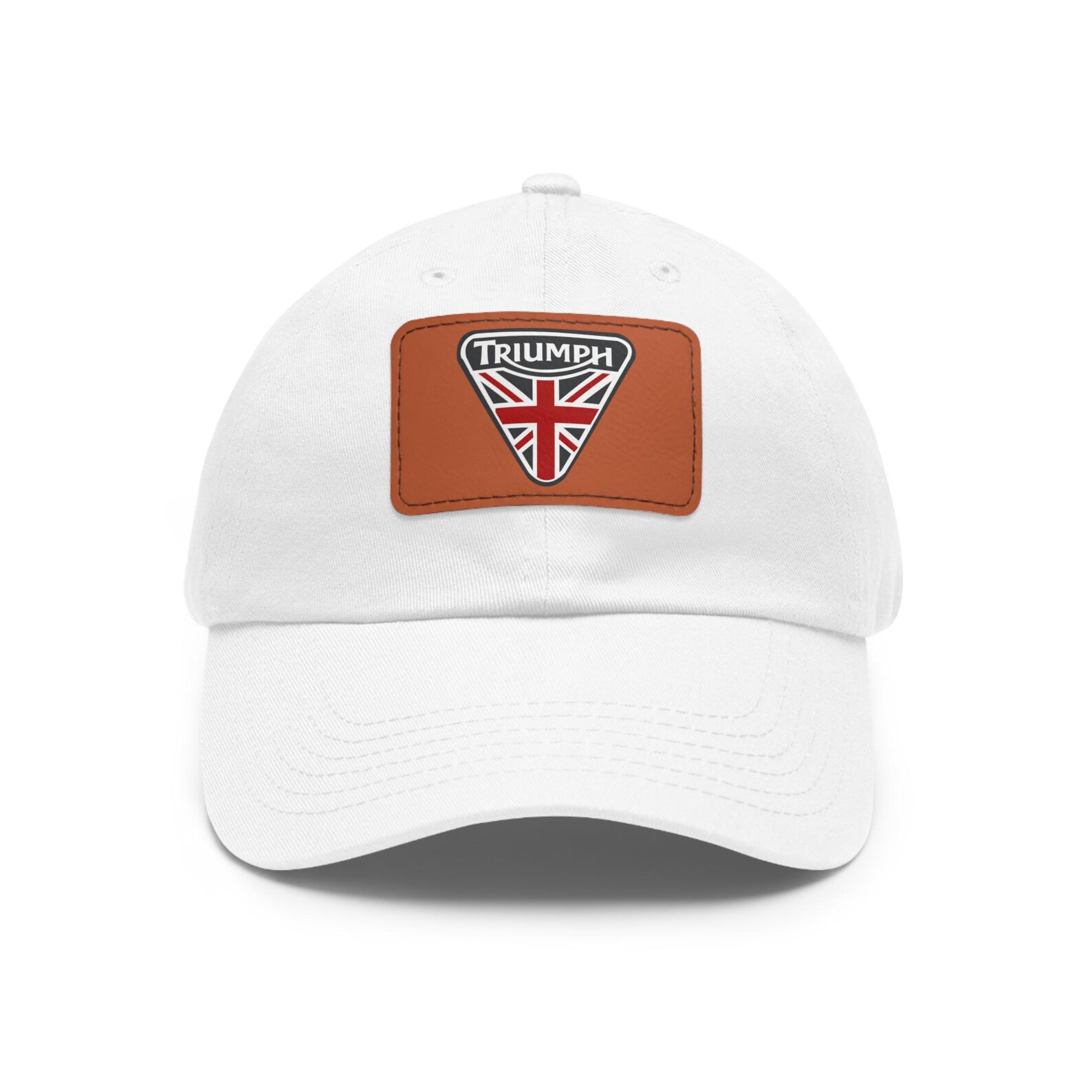 Triumph Motorcycle Hat With Leather Patch - Etsy