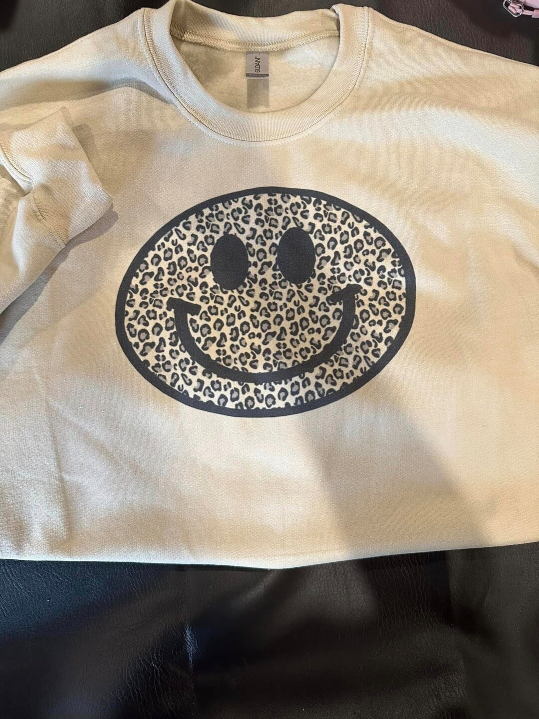 Smiley Face Crew Neck - Etsy