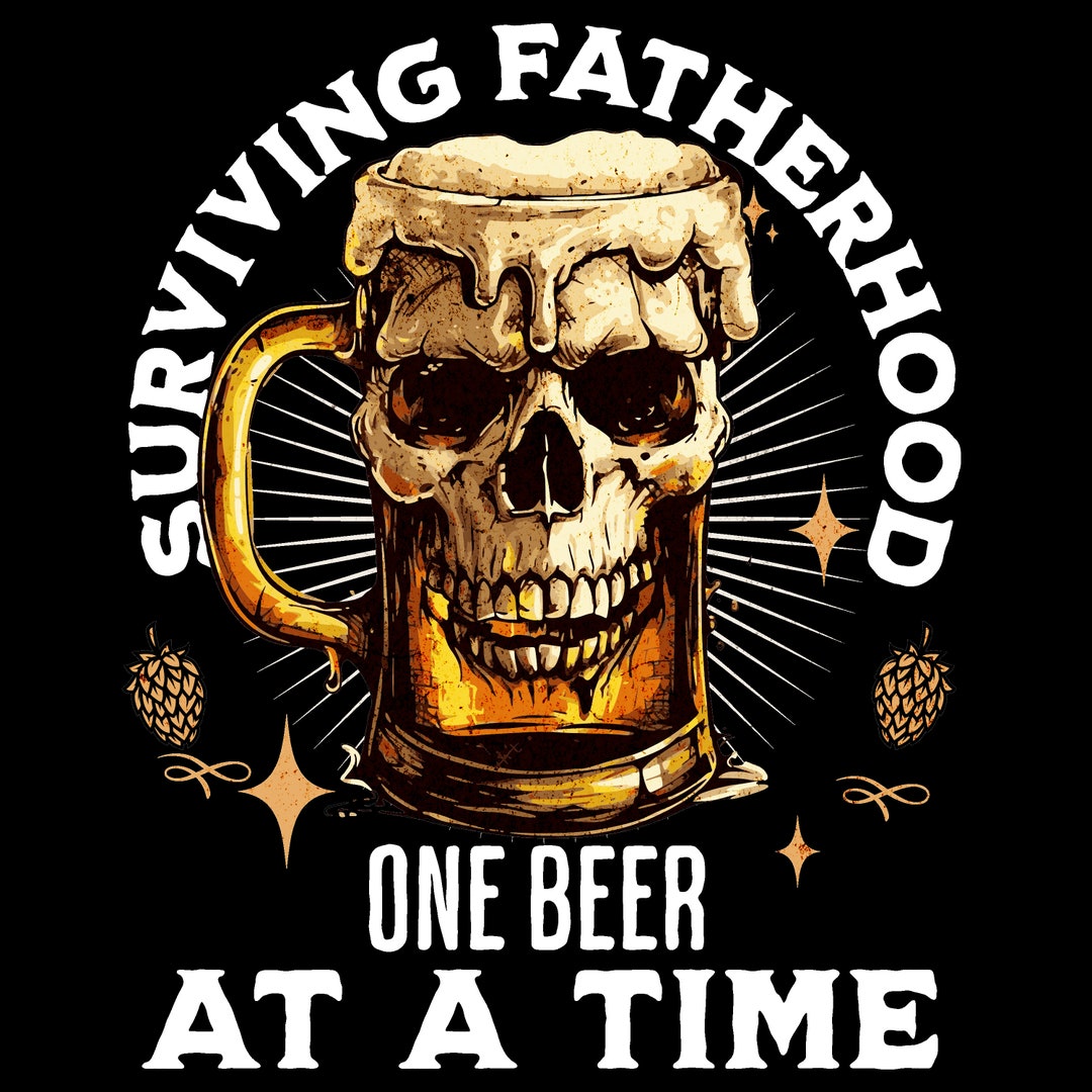 Cool Dad Beer Png One Beer at a Time | Digital Download | Funny Dad ...