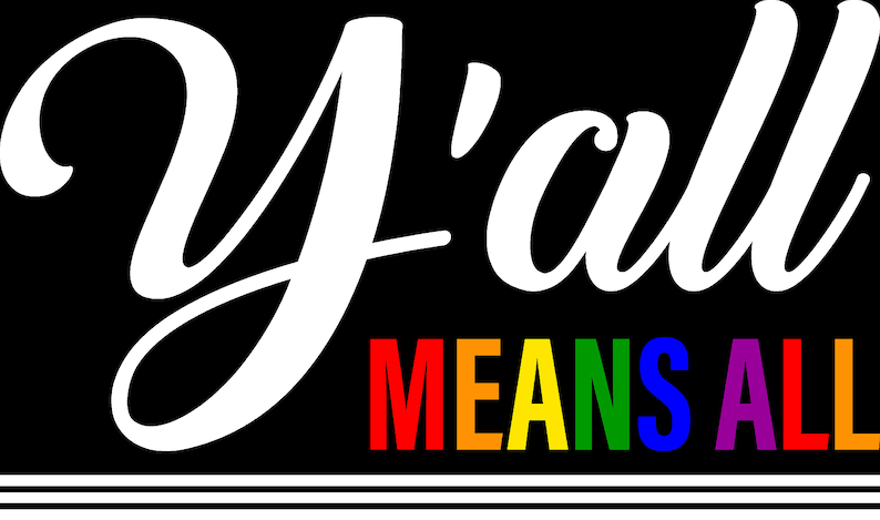 Y'all Means All Png Svg LGBTQ+IA Pride Month Gift - Etsy